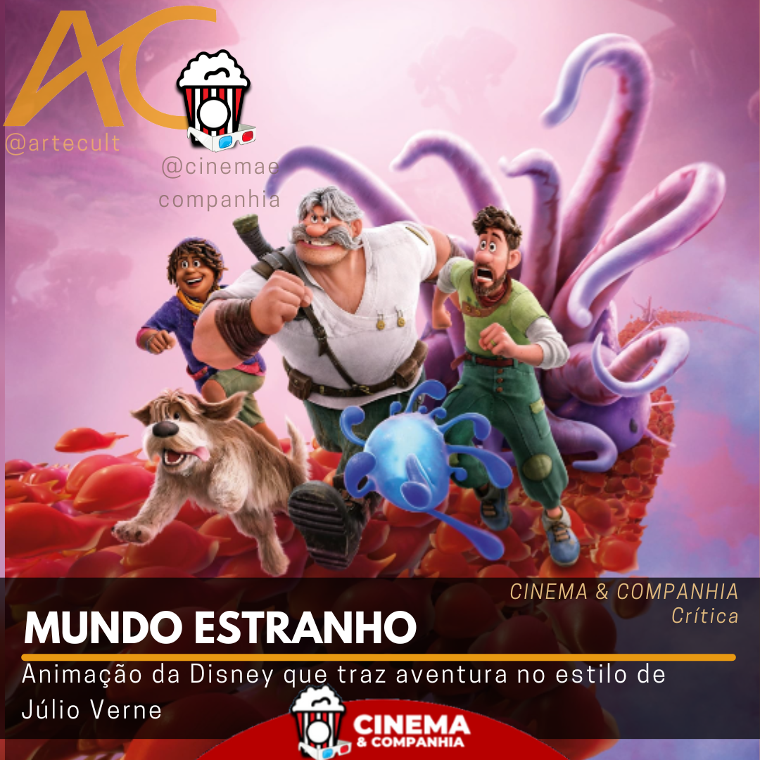 MUNDO ESTRANHO: Animação da Disney que traz aventura no estilo de Júlio ...